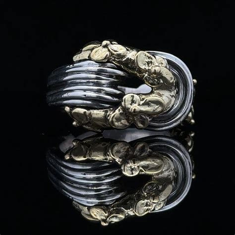 Sariyah Ring By Ann King Lagos 18k Gold And Sterling Silver Designer Ring