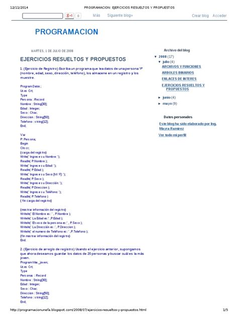 Programacion Ejercicios Resueltos Y Propuestos Pdf Ingeniería De Software Programación De