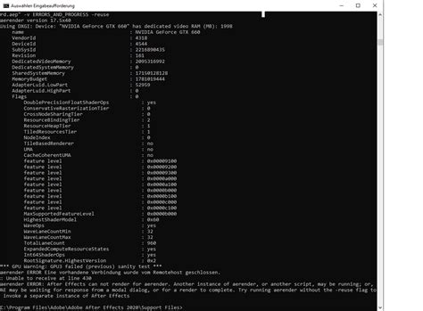 Gpu Warning Gpu3 Failed Previous Sanity Test Adobe Product