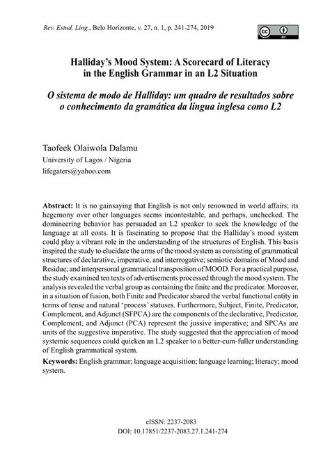😊 Halliday 7 Functions Of Language Pdf Michael Hallidays 7 Functions