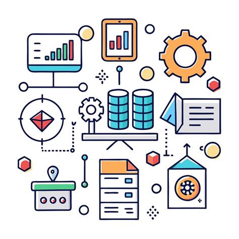 Data And Analytics Concept With Data Storage Data Analysis And Charts