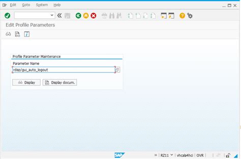 Sap Profile Parameters Sap Security Pages