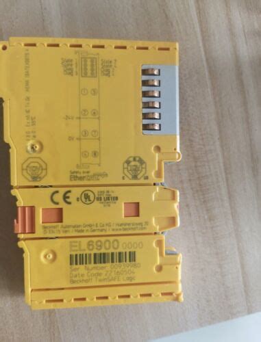 1pc Beckhoff El6900 El 6900 Plc Moudule New In Box Expedited Shipping Ebay