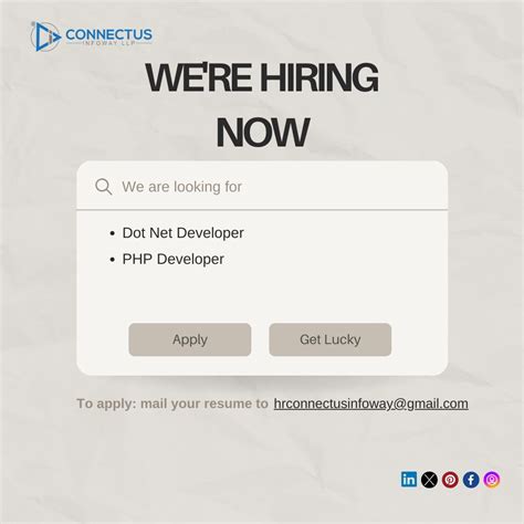 Techjobs Phpdeveloper Dotnetdeveloper Gujaratjobs Joinourteam Connectus Infoway Llp 22