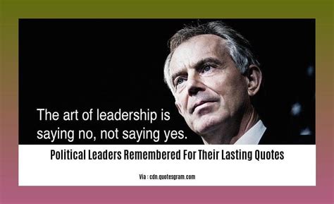 Political Leaders Remembered For Their Lasting Quotes Shaping Public