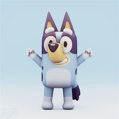 3d Bluey Rbluey