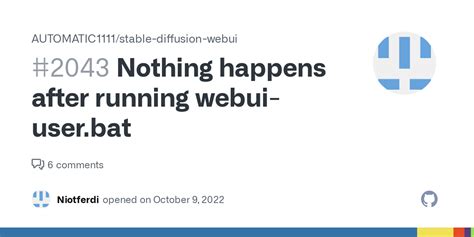 Nothing Happens After Running Webui User Bat Issue 2043