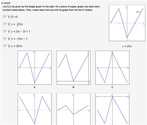 solved 1 point letf r be given by the large graph to
