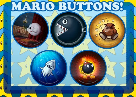 Mario Button Set By Johbee On Deviantart Mario Button Set By Johbee On Deviantart
