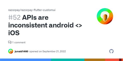 APIs Are Inconsistent Android IOS Issue 52 Razorpay Razorpay Flutter Customui GitHub