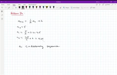 solved consider the following sequences defined by a recurrence