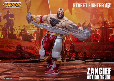 In Stock Zangief Street Fighter 6 Action Figure Storm Collectibles Uk