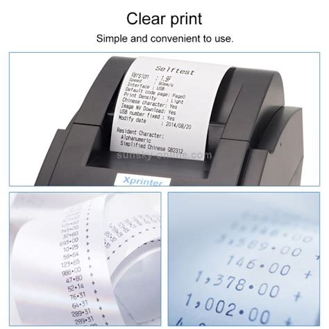Xprinter 완전 자동 주문 영수증 프린터 Wifi Singles Single Machine Us Plug Xp 58iih Wifi 버전