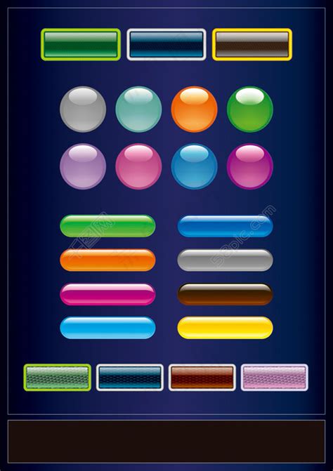 按钮造型 按钮 大山谷图库