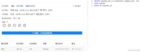 力扣高频sql50题 基础版 ——第八天 类似力扣的sql题 csdn博客