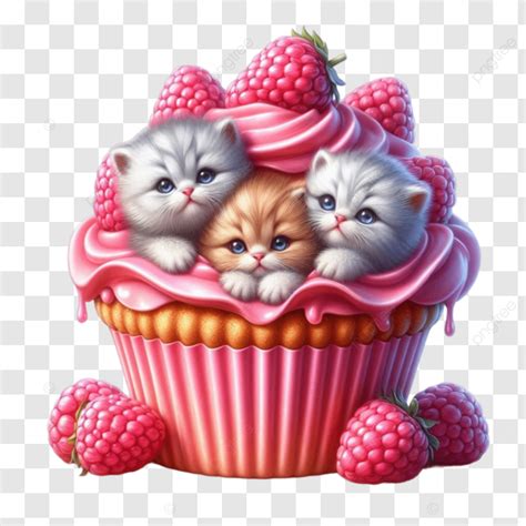 컵케이크 안에 자리잡은 귀여운 새끼 고양이 컵케이크 안에 자리잡은 귀여운 새끼 고양이 핑크색 프로스팅을 얹은 컵케익 Png 일러스트 및 이미지 에 대한 무료 다운로드