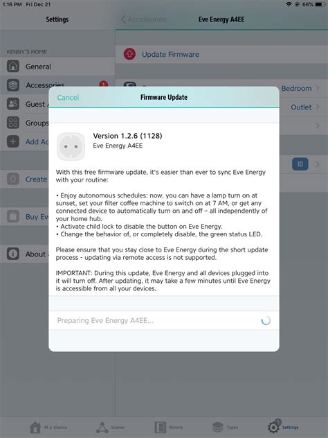 Eve Energy Firmware Update R Homekit