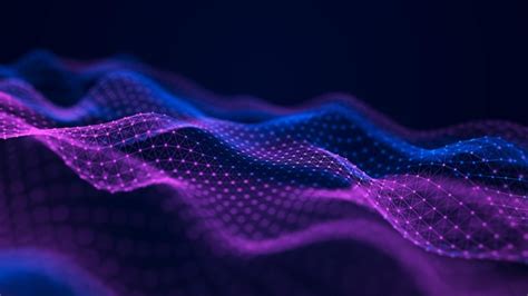 Premium Photo Abstract Wave Of Sound Particles Equalizer For Music Signal Transmission 3d