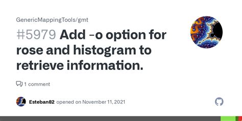 Add O Option For Rose And Histogram To Retrieve Information · Issue 5979