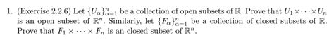 solved exercise 2 2 6 ﻿let {uα}α 1n ﻿be a collection of