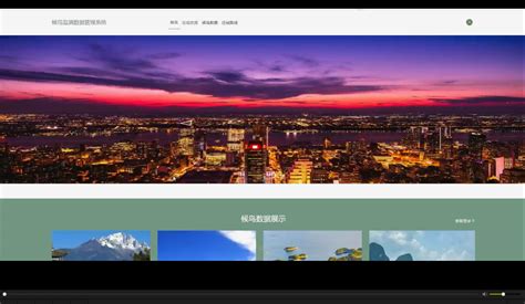 Java Springbootvue3mybatis Spring Boot 候鸟监测数据管理系统系统源码｜前后端分离mysql数据