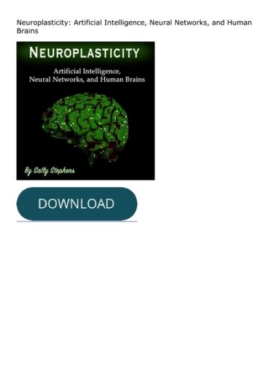 Book ️ Read ️ Neuroplasticity Artificial Intelligence Neural