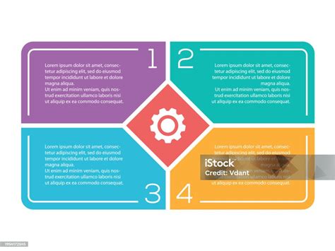 인포그래픽 4 비즈니스 고립 벡터 일러스트레이션을 위한 옵션 4가지 개체에 대한 스톡 벡터 아트 및 기타 이미지 4가지 개체 인포그래픽 4 Istock