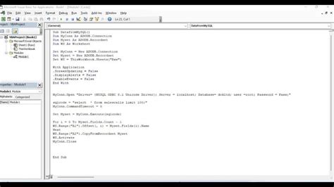 Import Data From Sql To Excel Using Vba This Video Is In Hindi Language Dok Academy
