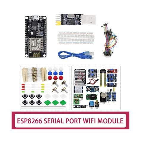 Esp 12e Esp8266 Макетная плата Cp2102 датчики 16x купить с