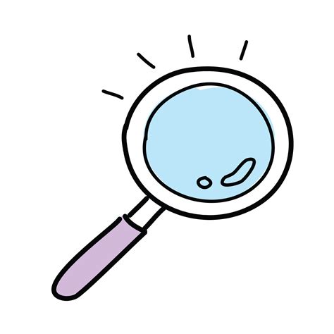 Magnifying Glass Anime Cute Character Cartoon Model Emotion