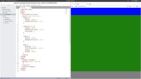 Fixed Header And Footer With Flexbox Youtube