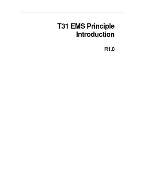 Netnumen T31 Ems Principle Introduction R1 T30 T31 T32 Download Free Pdf Command Line