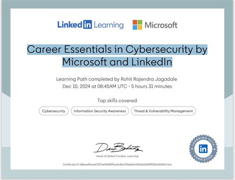 rohit rajendra jagadale on linkedin cybersecurity careerdevelopment