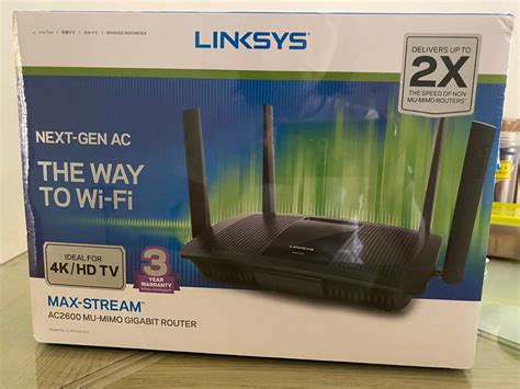 Linksys Ac2600 Mu~mimo Gigabit Router Wi Fi Computers And Tech Parts And Accessories Networking