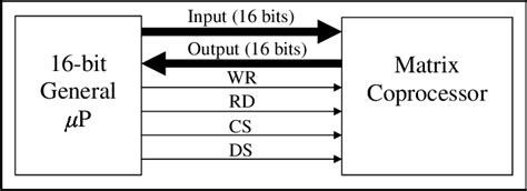 The General Architecture Of The Microprocessor Coprocessor System