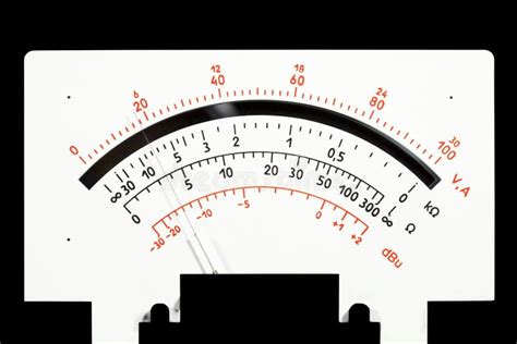Scale Analog Multimeter Stock Image Image Of Instrumentation 49978985