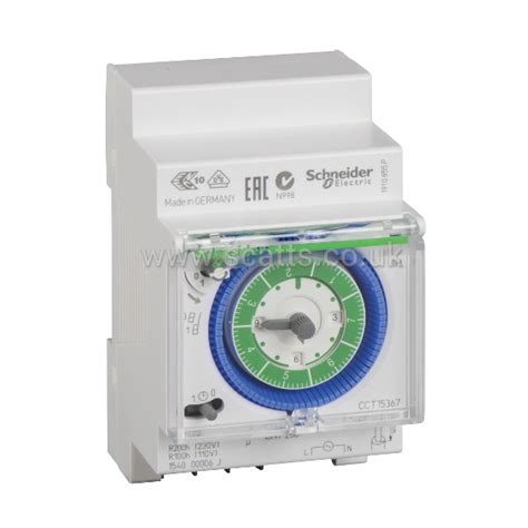 Cct15367 Schneider Merlin Gerin Cct15367 Ih 7d 1c Res 54mm Mech Timer