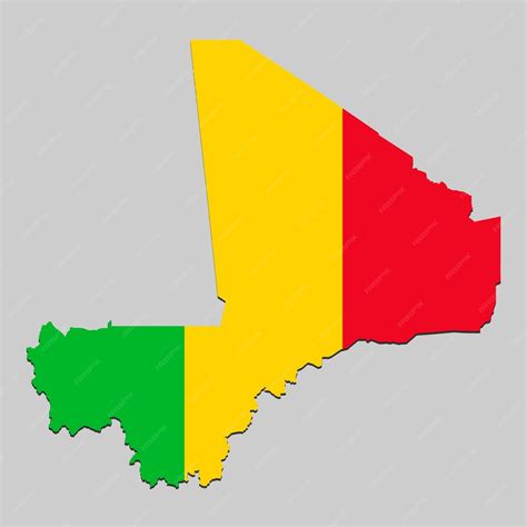 국기 벡터 일러스트와 함께 지도 프리미엄 벡터