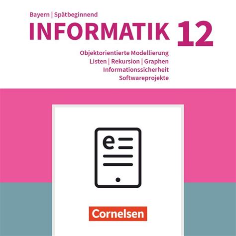 Informatik Oldenbourg Objektorientierte Modellierung Listen Rekursion Graphen