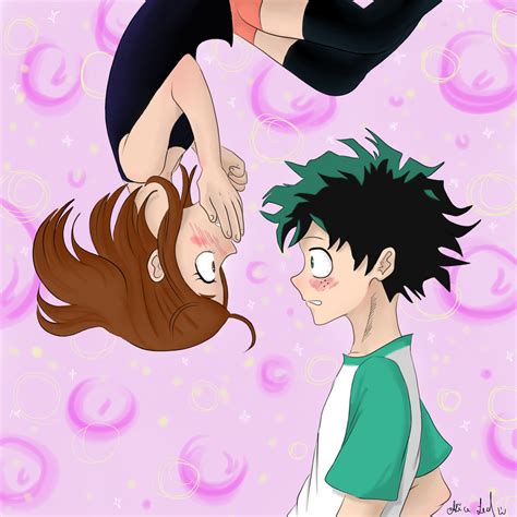 Uraraka And Deku By Chappysuey On Deviantart