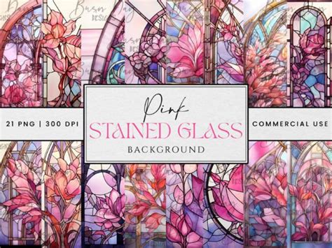 2 Pink Glass Background Designs And Graphics