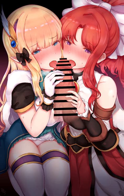 Rule 34 Akino Princess Connect Blowjob Licking Penis Oral Princess