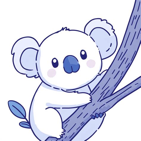 可愛いコアラの手描きイラストのフリー素材イラスト 無料イラスト・フリー素材ならnovastock