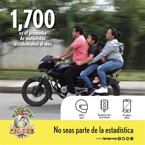 Prevención De Accidentes En Motocicleta Noticias Igss