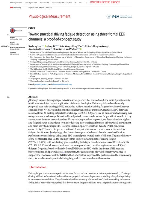 Pdf Toward Practical Driving Fatigue Detection Using Three Frontal