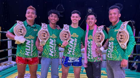 កីឡាករគុនខ្មែរកម្ពុជា ៥រូប ដណ្តើមបានខ្សែក្រវាត់ពីទឹកដីក្រិក