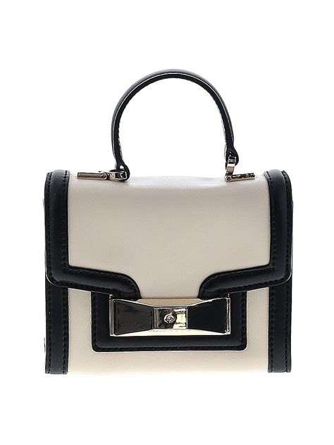 Kate And Mallory Designs 100 Cow Leather Color Block Solid Ivory Leather