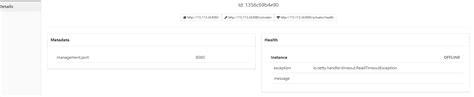 some service is offline · issue 1209 · codecentric spring boot admin