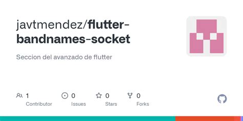Github Javtmendez Flutter Bandnames Socket Seccion Del Avanzado De