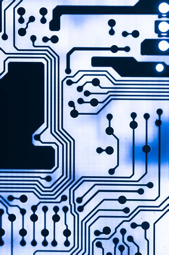 추상 메인보드 컴퓨터 기술 배경에서 전자 회로의 클로즈업 Cpu에 대한 스톡 사진 및 기타 이미지 Istock